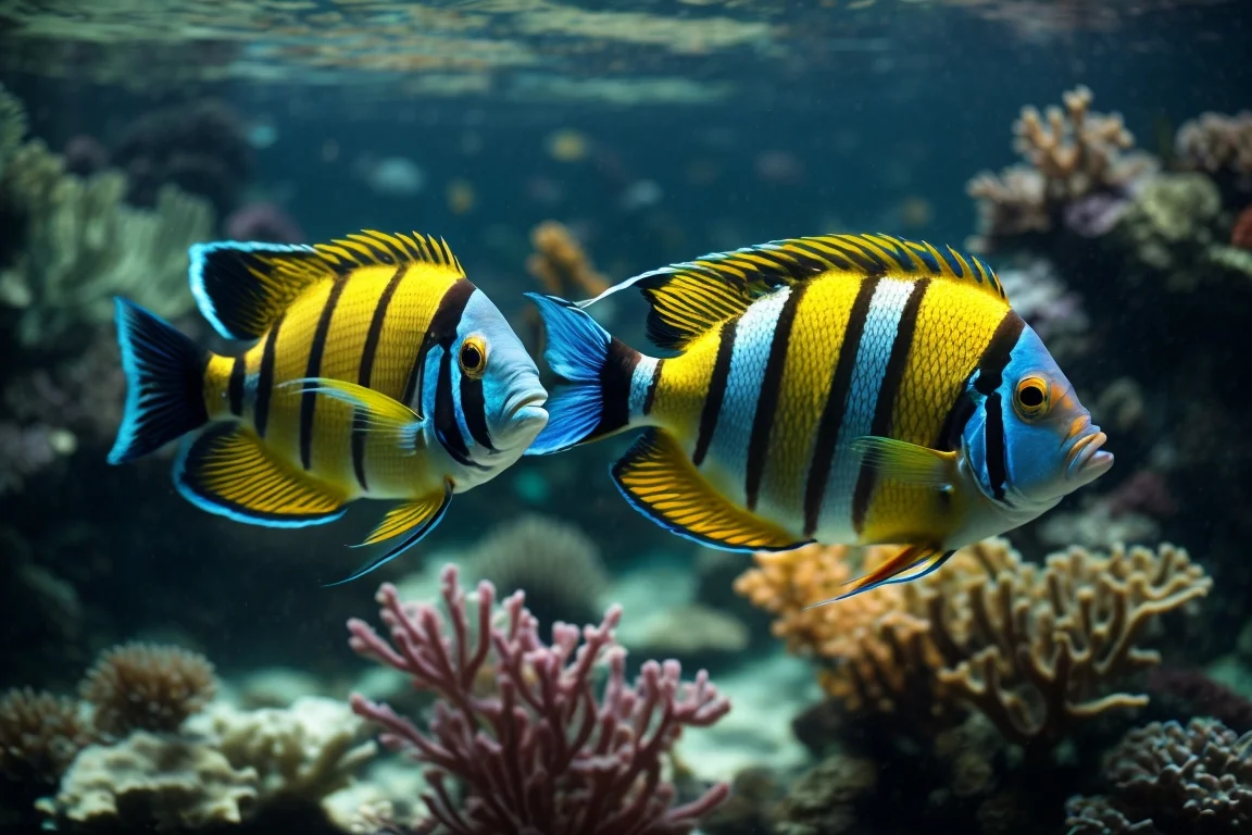 Exotic Freshwater Fish - Aquarium Swimming Pool and Spa